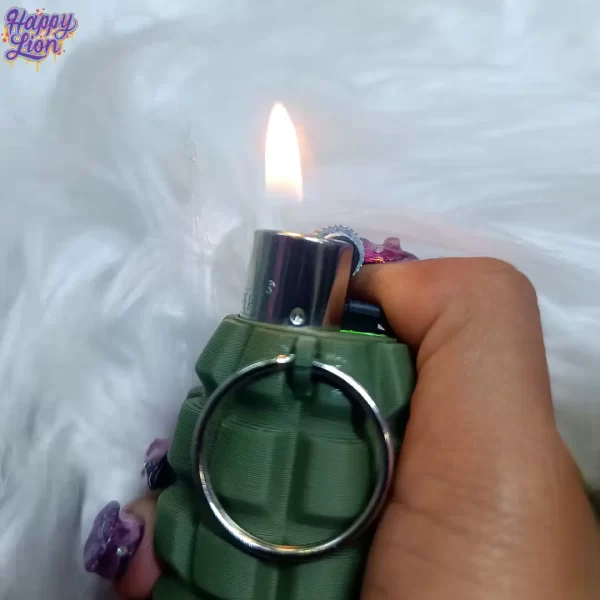 Porta encendedor granada – Happylion Smokeshop